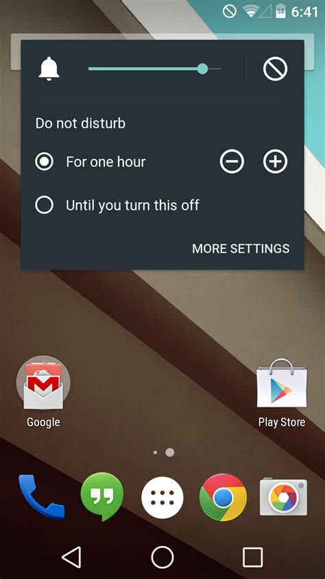 Android L Feature Spotlight Do Not Disturb Mode