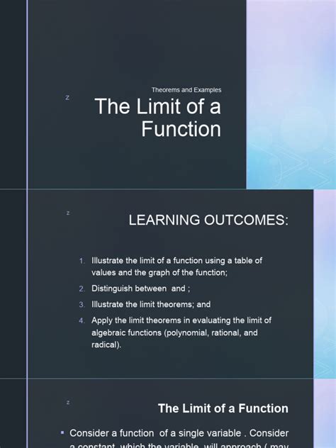 the limit of a function pdf function mathematics mathematical