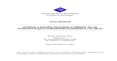 análisis y diseño orientado a objetos de un framework para [pdf