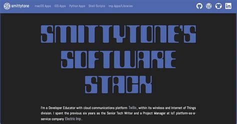 Tony Smith Tech Writer And Software Engineer