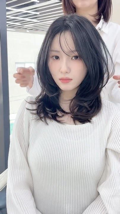 나의 장점 찾아 더 더 이뻐지기💗💗💗hair Haircut 레이어드컷 서울숲미용실 중단발펌 중단발레이어드컷 중단발레이어드펌 미디움레이어드컷 뚝섬미용실