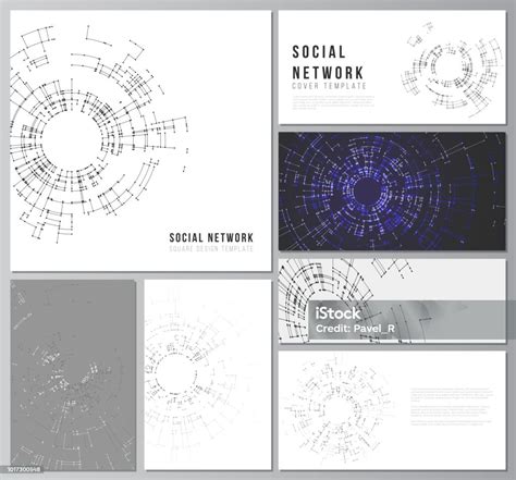 인기 있는 형태로 현대 소셜 네트워크 샘플의 최소한의 추상적인 벡터 레이아웃 네트워크 연결 개념 선과 점 들을 연결입니다 기술