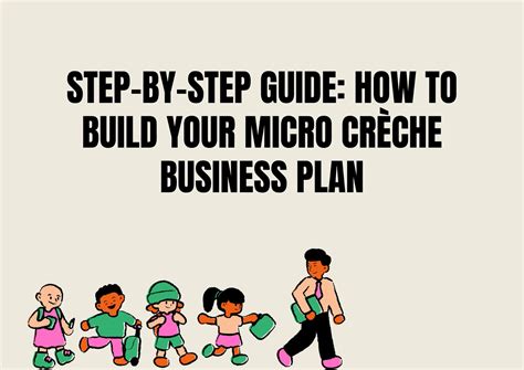 Launching A Micro Crèche Heres A Simple Plan With Real Costs