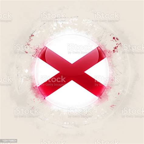 알라바 마 라운드 그런 지 아이콘 상태 플래그입니다 미국 로컬 플래그입니다 3 차원 일러스트 레이 션 0명에 대한 스톡 사진 및 기타 이미지 Istock