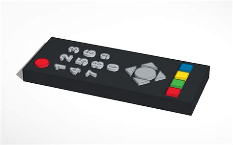 3d Design Remote Control Tinkercad