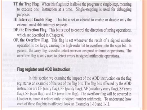 Flag Register And Add Instruction Ppt
