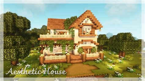 Minecraft 🌿 Aesthetic House Tutorial Cottagecore Mizunos 16