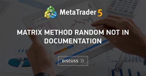 Matrix Method Random Not In Documentation Economic Calendar General