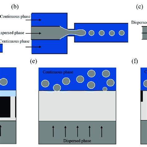 Schematic Layout Of Microfluidic Devices A T Junction B