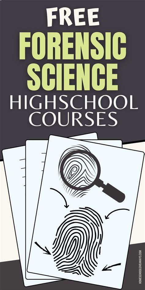 Free Forensic Science Courses Lesson Plans Artofit