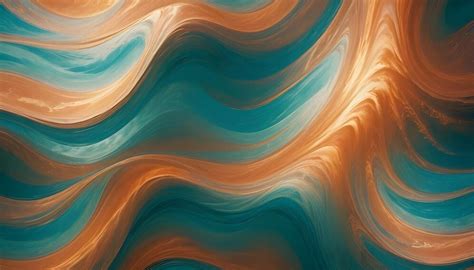 Abstract Swirling Pattern With Warm Earthy Tones Premium Ai Generated Vector