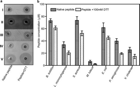 Antimicrobial Activity Assay Of Native And Dtt 100 Mm Treated Lmw