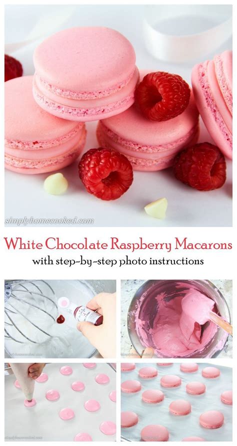 Raspberry Macarons Artofit