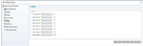 Printing Multiple Records On A Single Sheet With Query Prompt