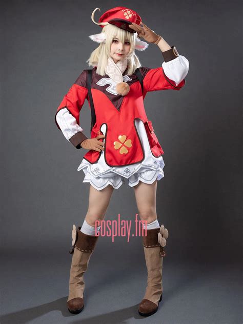 Genshin Impact Cosplay Klee Costume Marginsview Com