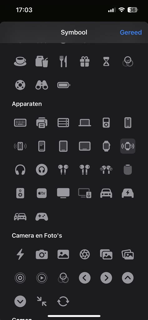 Ios 16 1 Beta 4 New Categorised Shortcuts Glyphs R Iosbeta
