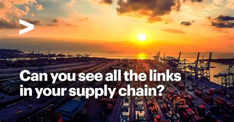 Accenture On Linkedin How Visibility Delivers Supply Chain Resilience Accenture