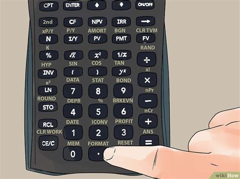 Cómo poner decimales en una calculadora TI BA II Plus