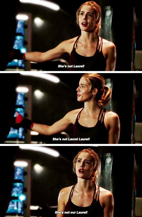 She S Not Our Laurel Felicity Smoak Arrow Arrow Tv Series Stephen Amell Arrow Dc Tv Shows