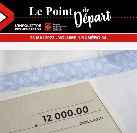 Le Point De Départ Vol 1 No 34 Seom