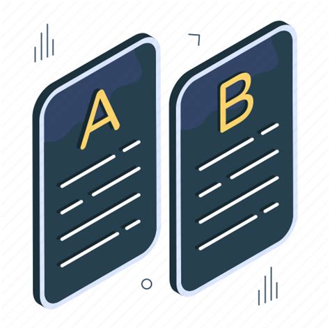 Ab Test Comparison Test Split Testing Bucket Testing Ui Icon