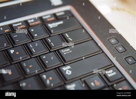 Black And White Focus On Windows Keyboard Notebook Keyboard Close Up Laptop Keyboard Focus