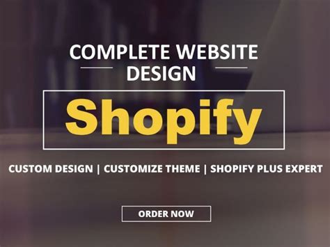 Shopify Website Design Or Shopify Store Design Upwork