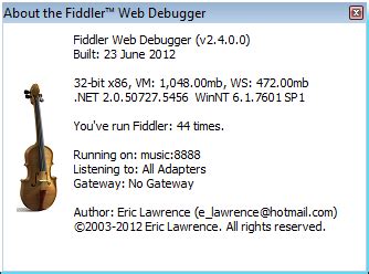Fiddler System OutOfMemoryException Base Table