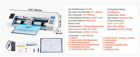 Vevor Cutting Machine Automatic Edge Detection Vinyl