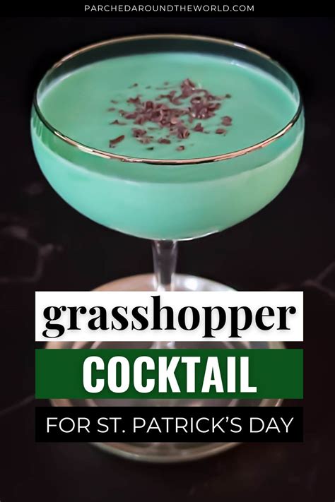 Classic Mint Chocolate Grasshopper Cocktail Recipe
