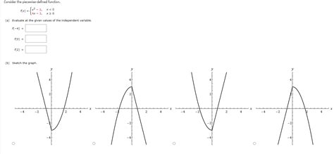 solved consider the piecewise defined function