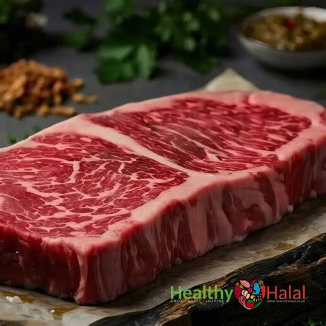 Wagyu Beef Topside Steak Healthy Halal Fresh Halal Premium Meat