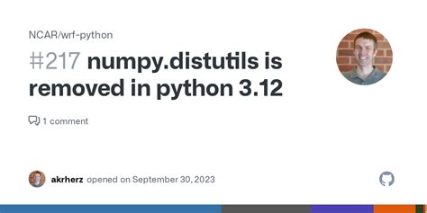 Numpydistutils Is Removed In Python 312 · Issue 217 · Ncarwrf