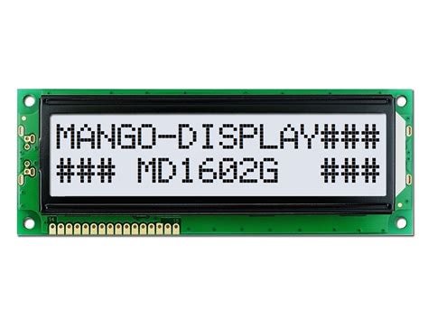 16x2 LCD Display Size 122 44mm LCD Display Manufacturer Since 1990s