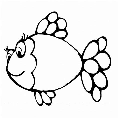 Шаблон рыбка для вырезания из бумаги | Fish template, Fish sketch ...