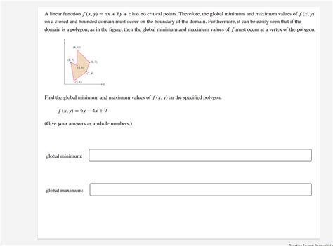 solved a linear function f x y ax by c has no critical