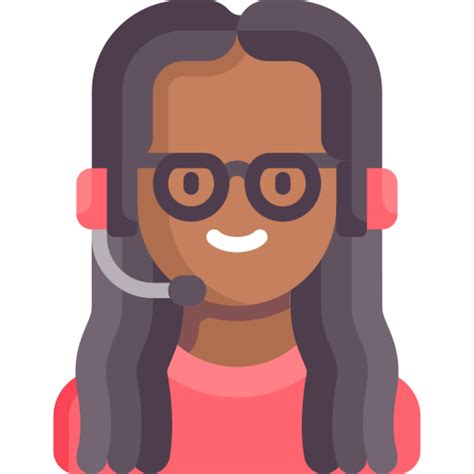Call Center Agent Special Flat Icon