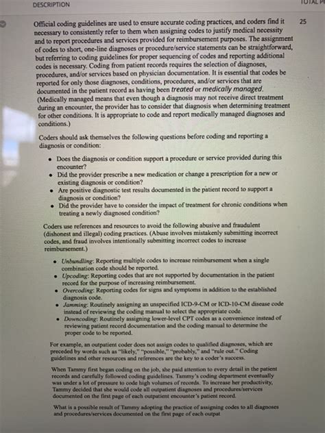 Description Total 25 Official Coding Guidelines Are