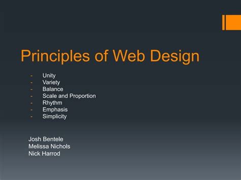 Principles Of Web Design PPTX
