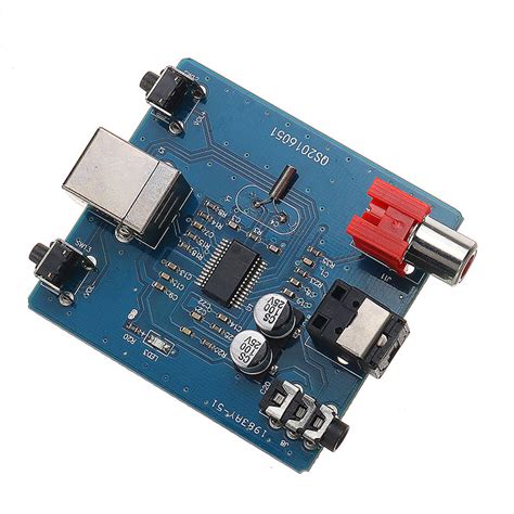 DAC Decoder PCM2704 USB To S PDIF Sound Card Board 3 5mm Analog Output Coaxial HiFi Module