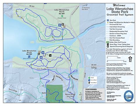 Lake Wenatchee Sno Park Map By Washington State Parks And Recreation