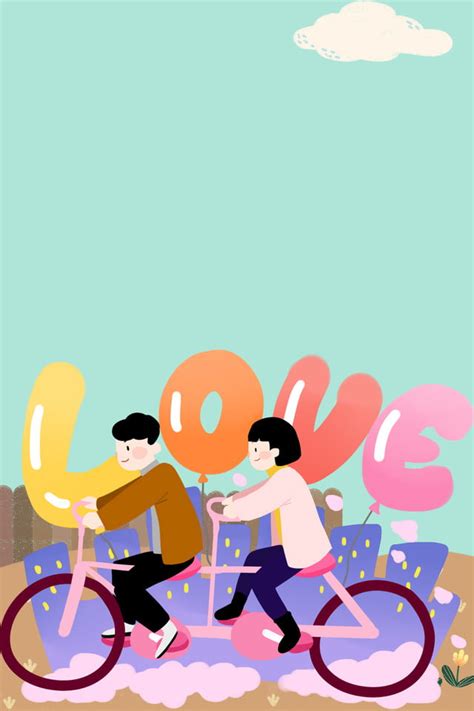 발렌타인 데이 데이트 낭만적 인 여행 포스터 발렌타인 데이 데이트 낭만주의 커플 사랑 여행 일러스트 레이터 배경 무료 다운로드를 위한 바탕 화면 이미지 Pngtree