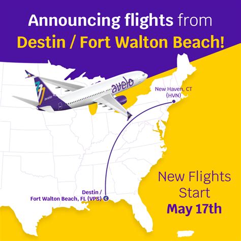 Destin Fort Walton Beach Airport Welcomes Avelo Airlines Offering