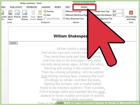Ways To Insert A Custom Header Or Footer In Microsoft Word