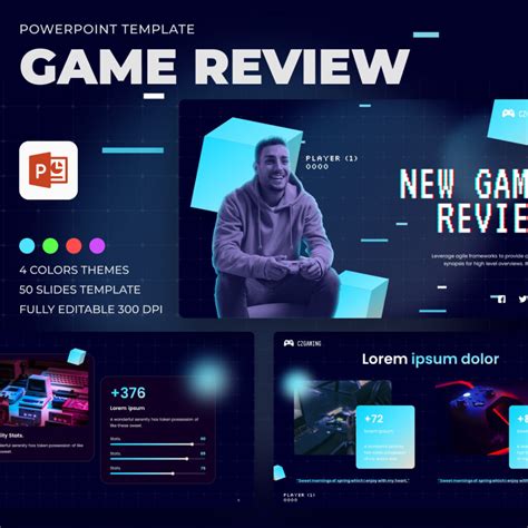 Game Review Powerpoint Template Masterbundles