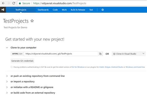 Beginning With Git Using Vsts