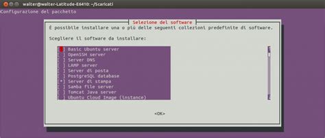 ubuntu tasksel installare gruppi di software