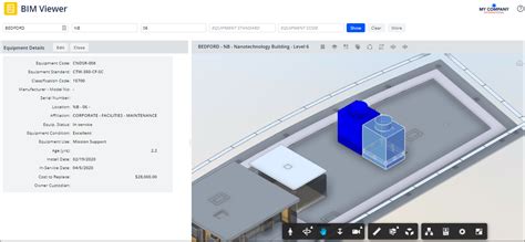 Example Sequence Of Using The BIM Viewer To Analyze Assets