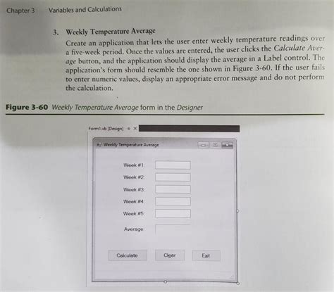 Solved Chapter 3 Variables And Calculations 3 Weekly