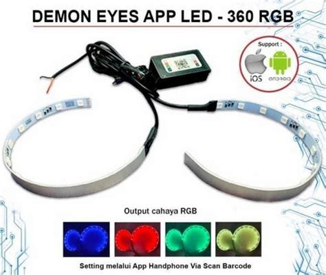 Jual Demon Eye RGB APP Devil Eyes Lampu Led Shroud Biled Android Ios DEMON EYE RGB Di